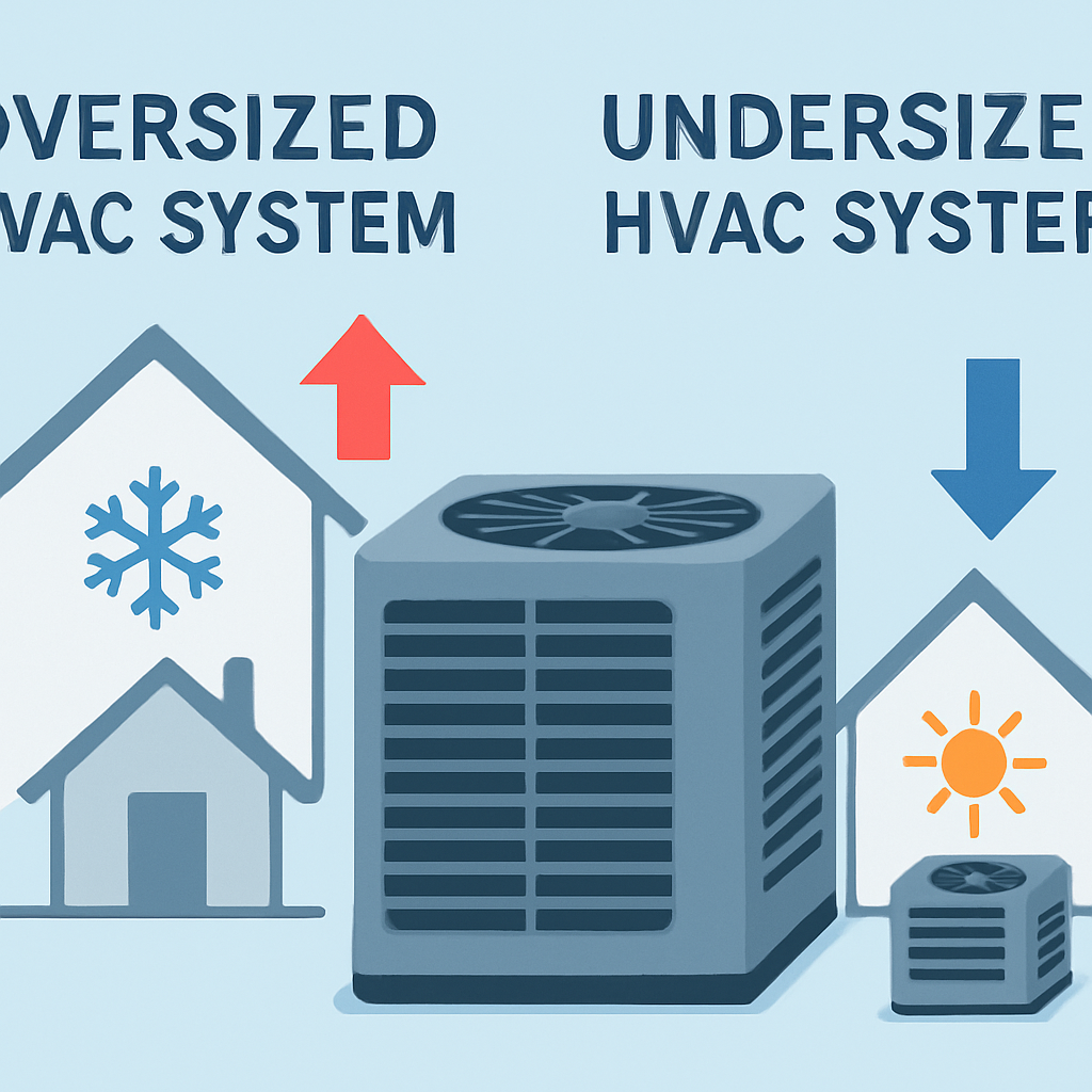 Problems Caused by Oversized or Undersized HVAC Systems in Wintersville, OH