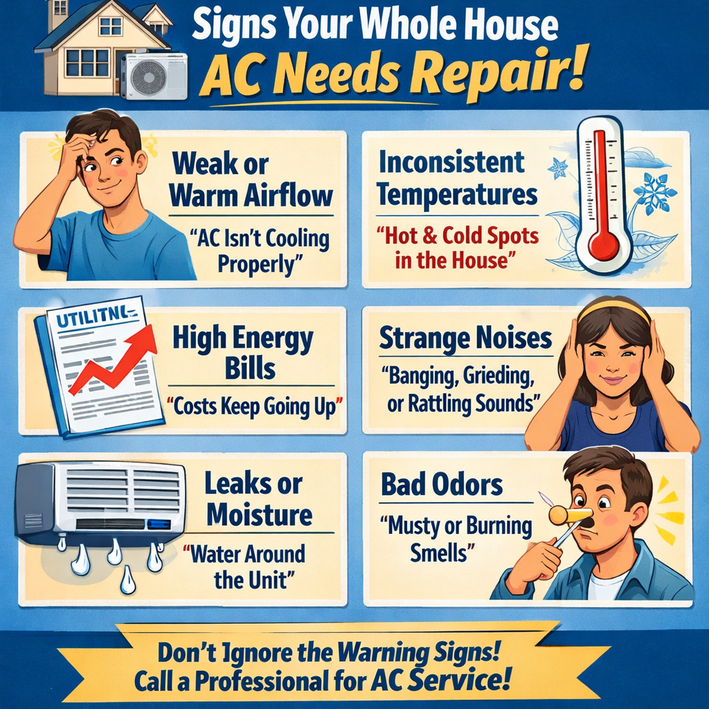 What Are the Signs My AC Needs Repair in Hooverson Heights, WV?